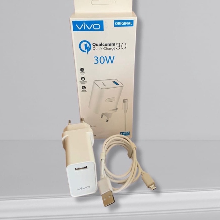Jual TRAVEL CHARGER VIVO / TC BRANDED W80 QUICK CHARGER 30W | Shopee ...