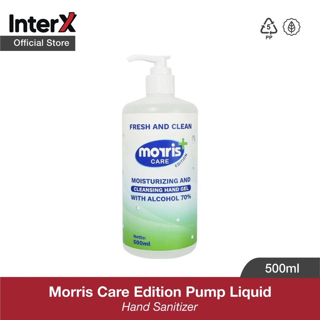 Jual Morris Hand Sanitizer Pump 500 ml - Liquid | Shopee Indonesia