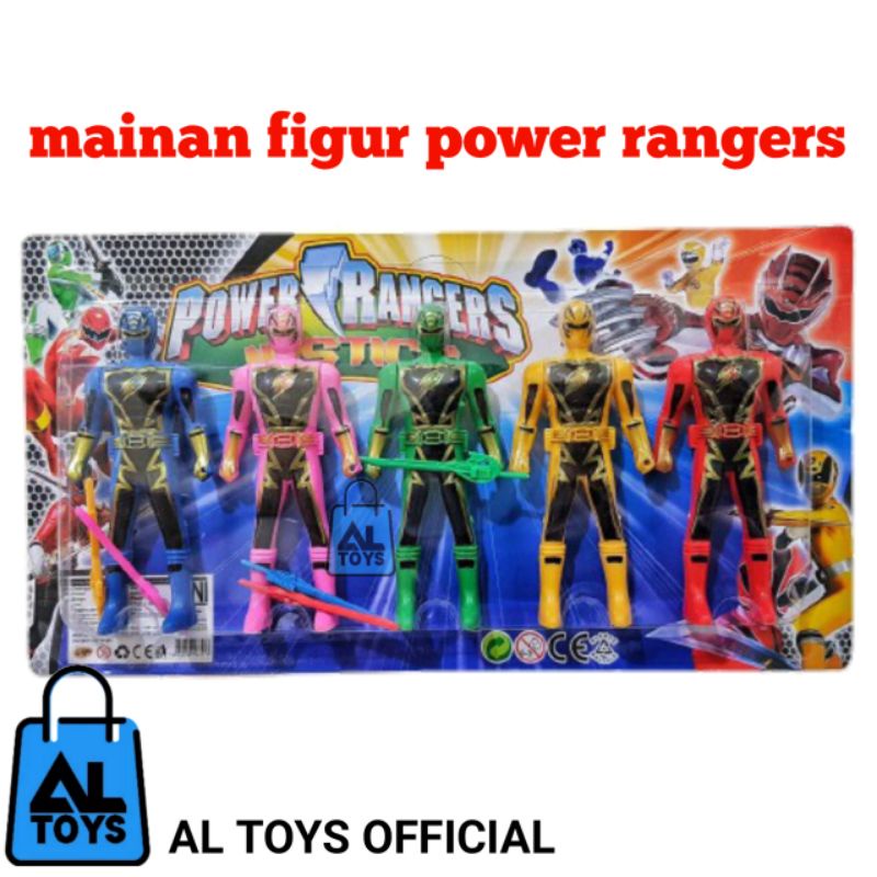 Jual mainan figur power rangers isi 5pcs | Shopee Indonesia