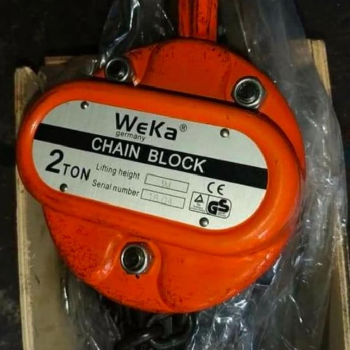 Jual Weka Chain Block 2 Ton X 12 Meter - Takel Rantai Katrol Kerekan ...