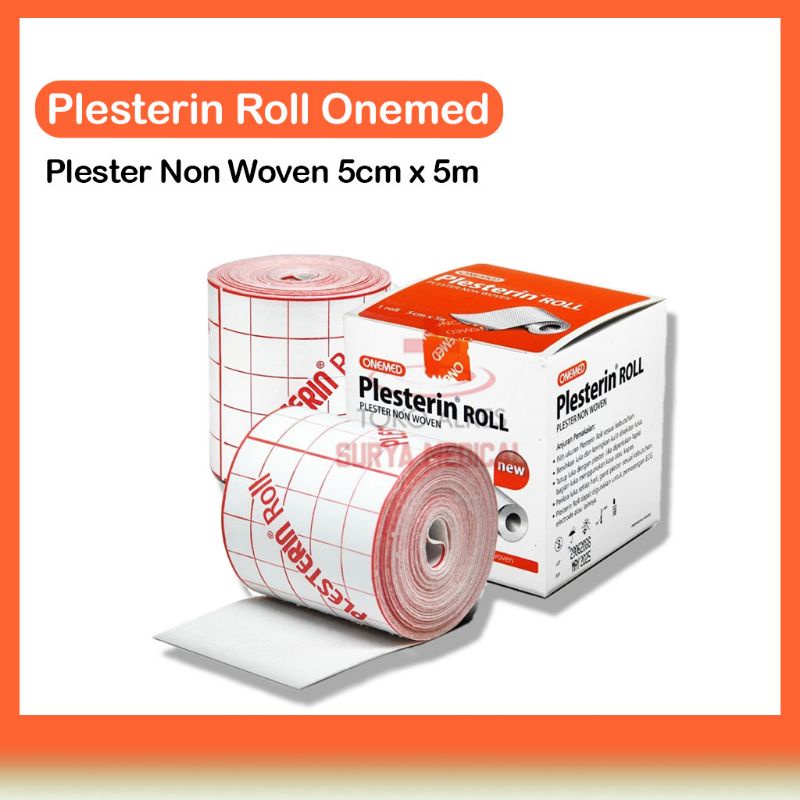 Jual Plester Luka Plesterin Roll 5cm x 5m Onemed | Shopee Indonesia