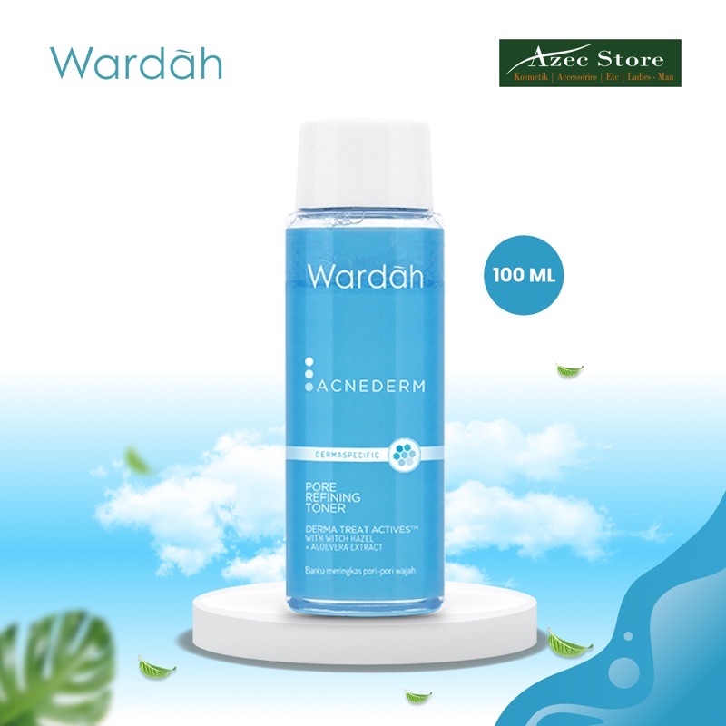 Jual Wardah Acnederm Pore Refining Toner 100ml | Shopee Indonesia