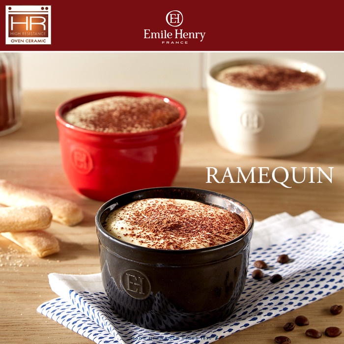 Jual Emile Henry EH4010 - Ceramic Clay Bakeware Oven Safe Ramekin Set 2 ...