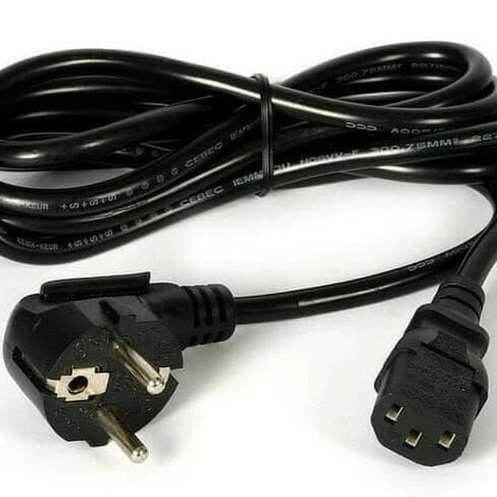 Jual Kabel Cabel Power Pc Lubang 3 For Power Pc/Monitor/Printer Kabel ...