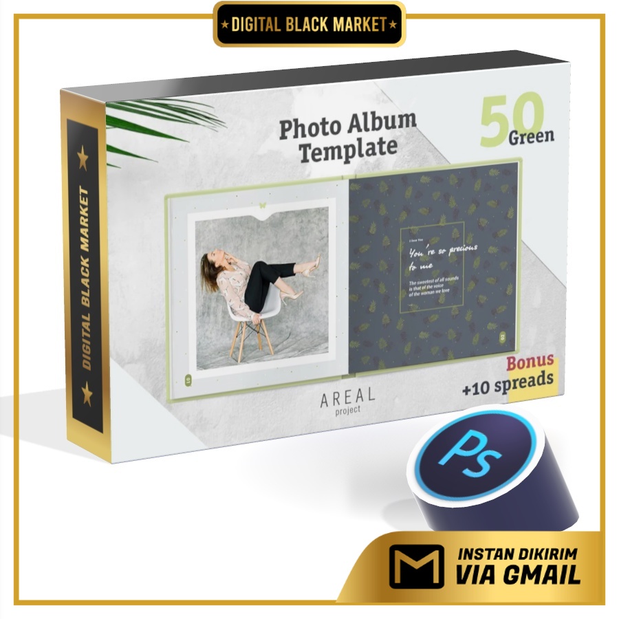 Jual ID125 - 2 In 1 Photo Album Template Bundle 1364120 | Shopee Indonesia