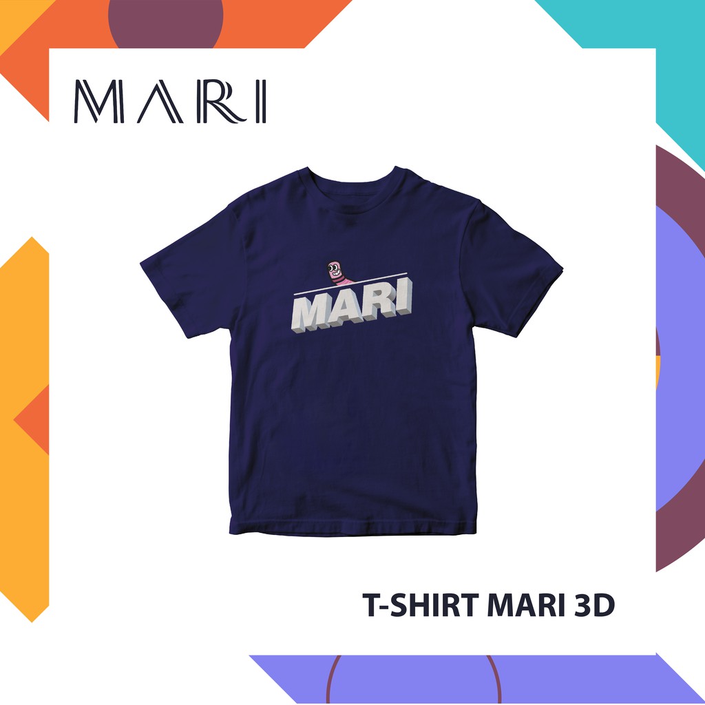 Jual Mari T-Shirt Design Mari 3D | Kaos Mari Desain Mari 3D | Shopee ...