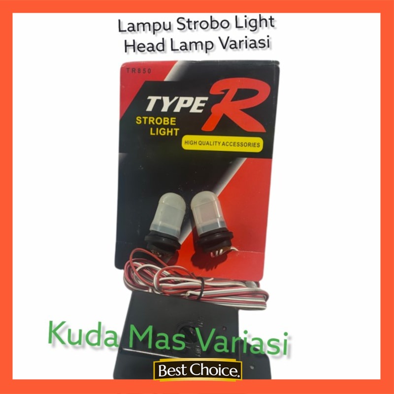Jual Variasi Lampu Strobo Head Lamp Set Type R | Shopee Indonesia