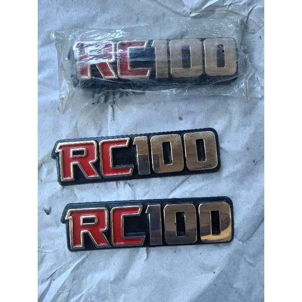Jual SIMBUL sticker streping emblem tutup aki bok box Suzuki rc100 rc ...