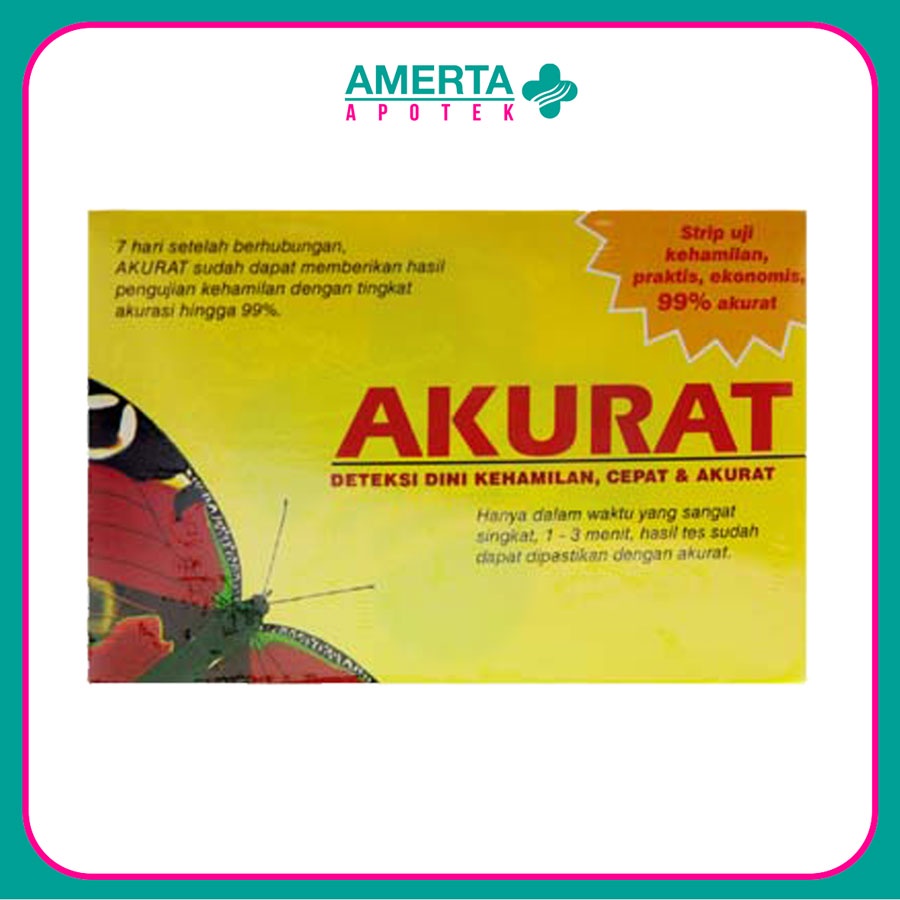 Jual Akurat Test Kehamilan Compact/Akurat Test Strip | Shopee Indonesia