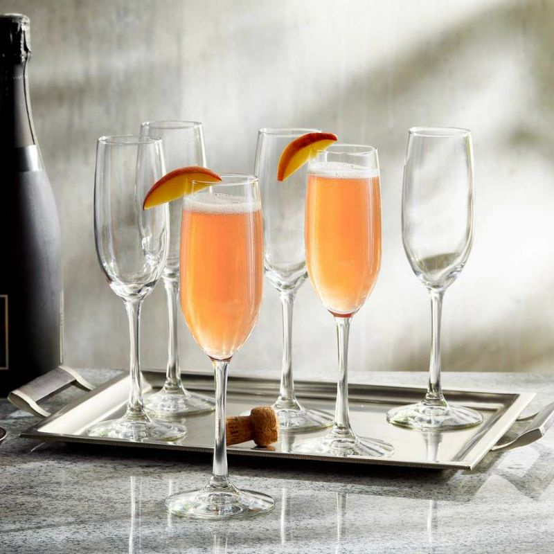 Jual 1 SET ISI 6 PCS GELAS CHAMPAGNE FLUTE - WEDDING TOAST GLASS LIBBEY ...
