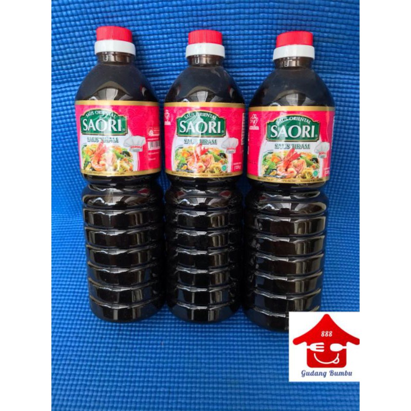 Jual SAORI saos tiram 1 liter botol besar halal original bumbu masak ...