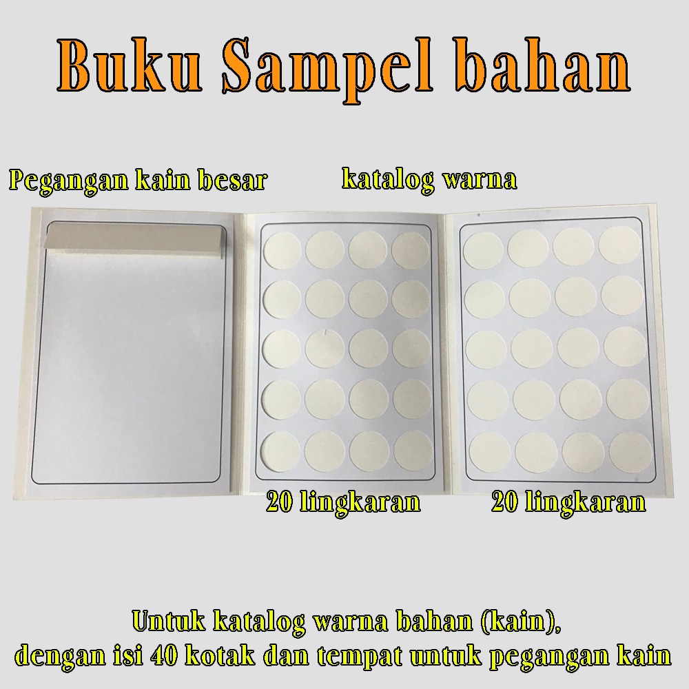 Jual Buku Sampel Sample warna kain ( isi Kosong ) READY STOCK | Shopee ...