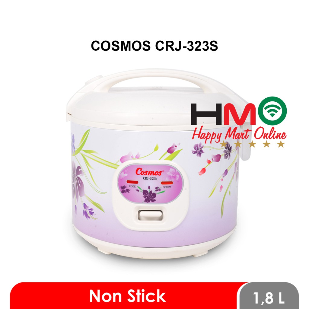 Jual Rice Cooker Cosmos Magic Com Cosmos 1,8 Liter CRJ-323S CRJ 323S ...