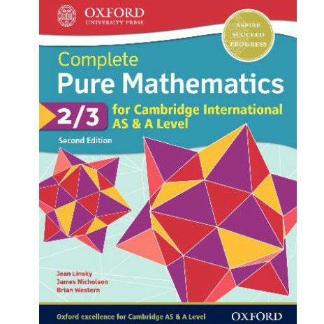 Jual Complete pure mathematics 2 3 for cambridge international as a ...