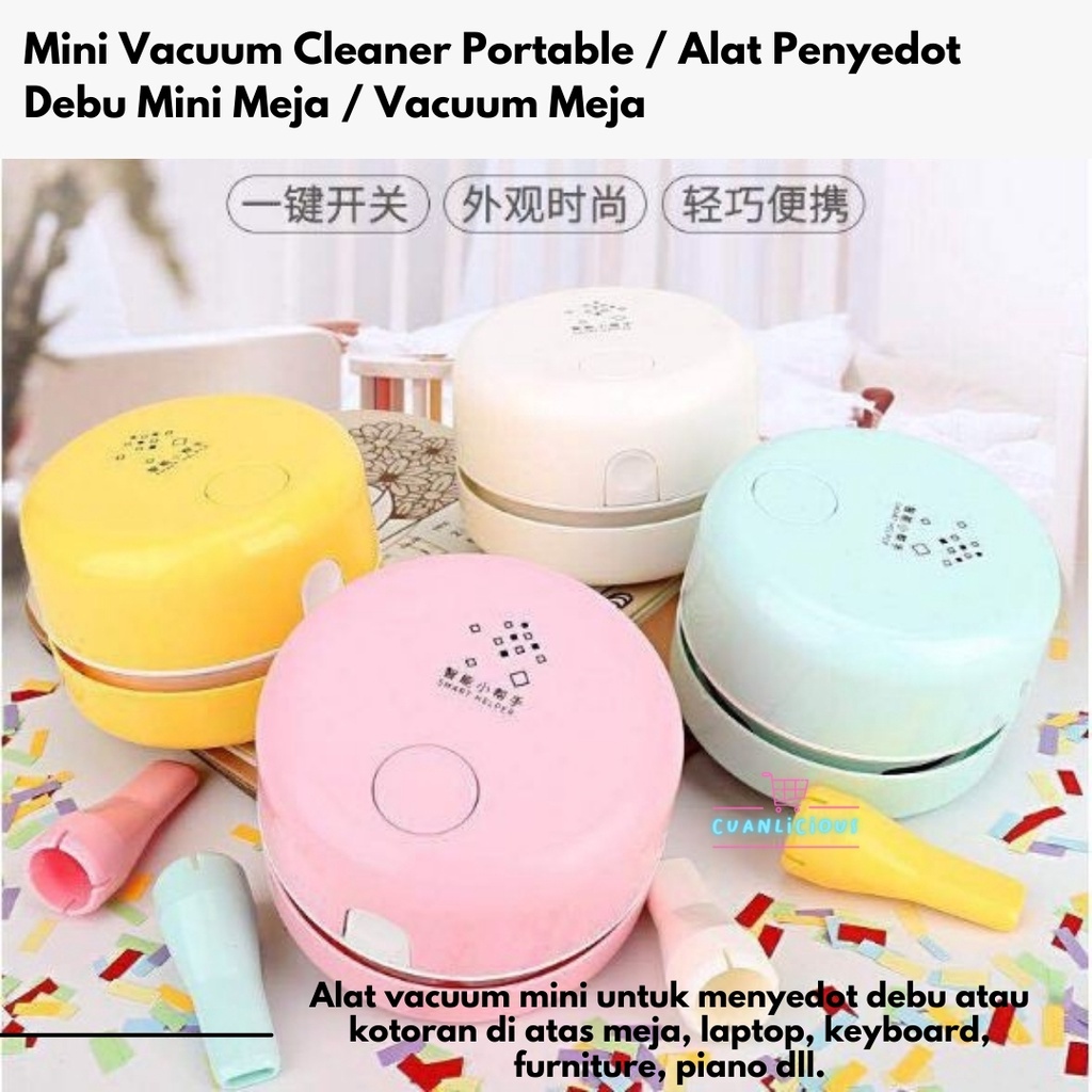 Jual Mini Vacuum Cleaner Portable / Alat Penyedot Debu Mini Meja ...