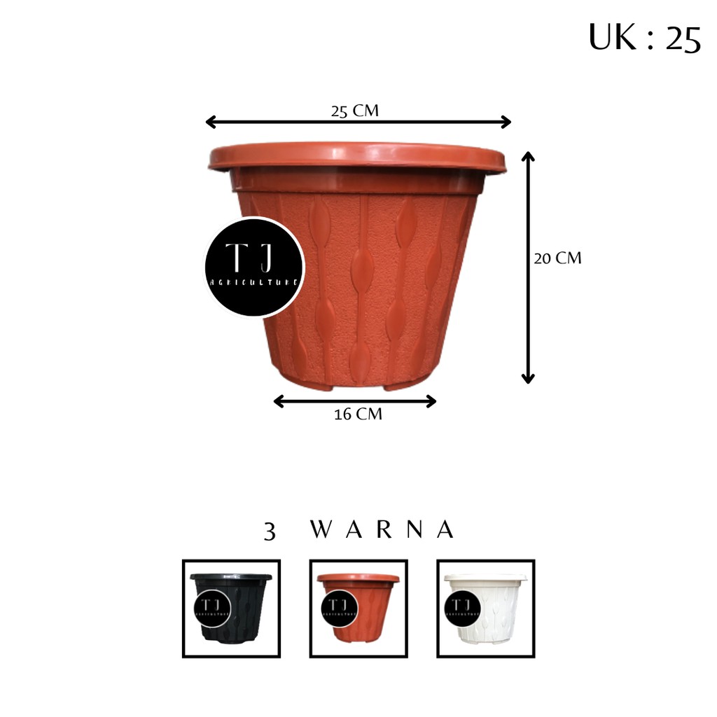 Jual Pot Tulip Uk 25 Budi Jaya Plastik (BJP) | Pot Tulip Budi Jaya Ori ...
