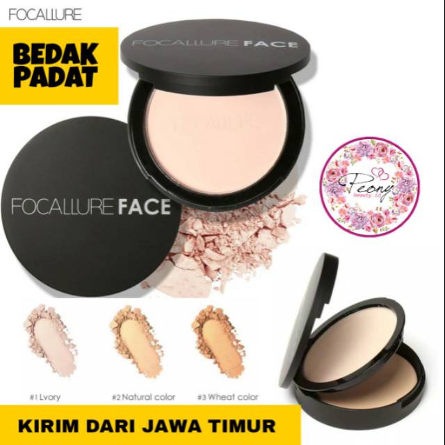 Jual [COD ready jatim] Focallure Bedak Padat Pressed Powder ORIGINAL ...