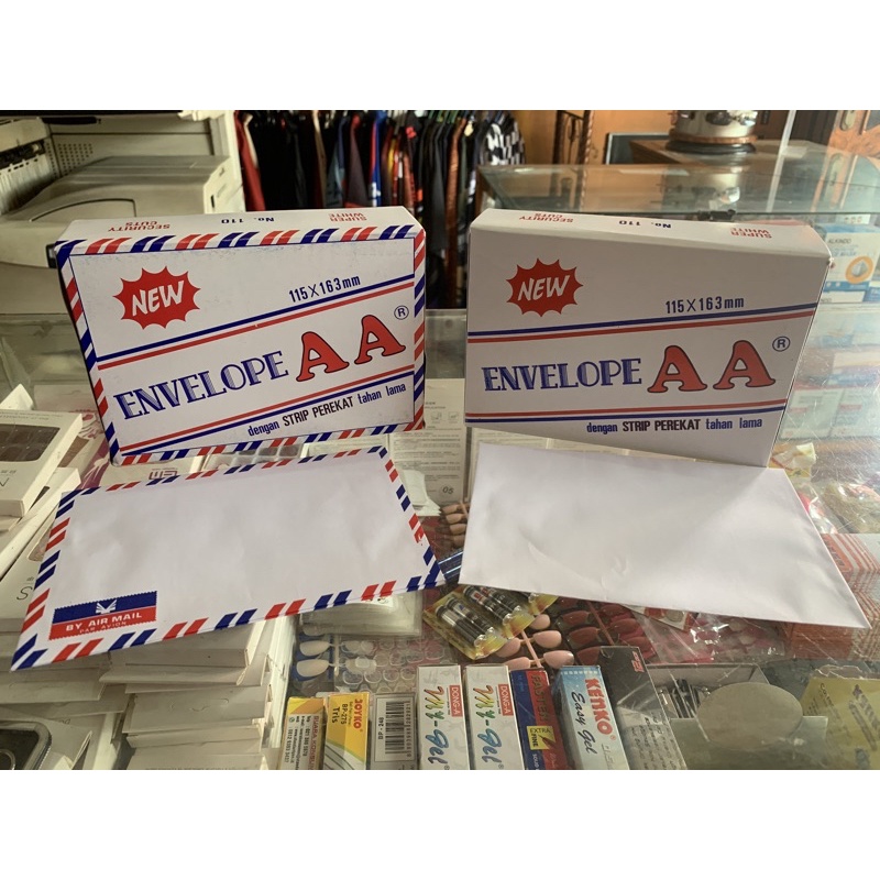 Jual Amplop surat AA (pendek) 11,5cm x 16,3cm | Shopee Indonesia