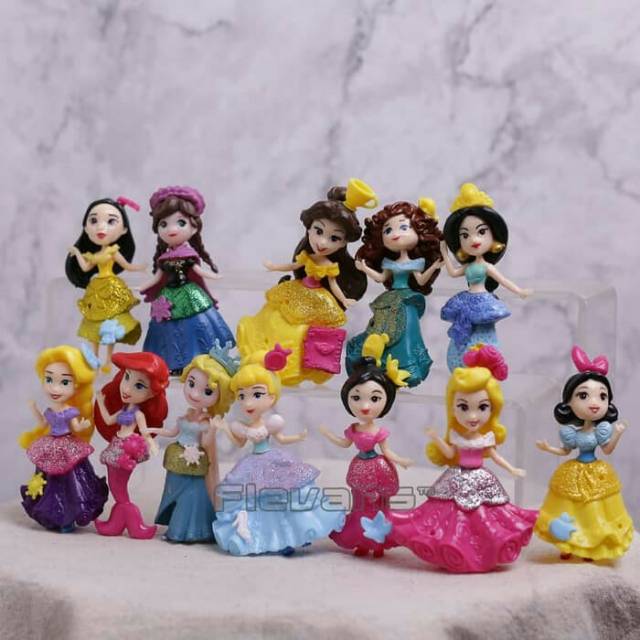 Jual Figure Princess Disney Chibi 12 Pcs | Shopee Indonesia