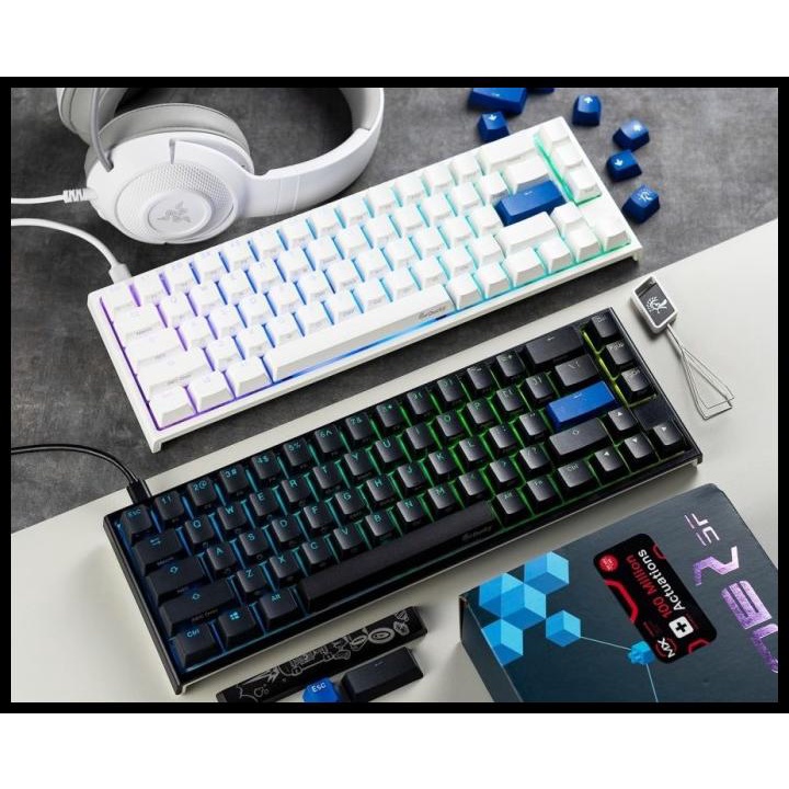 Jual Ducky One 2 Sf White Rgb 65% Mechanical - Gaming Keyboard | Shopee ...