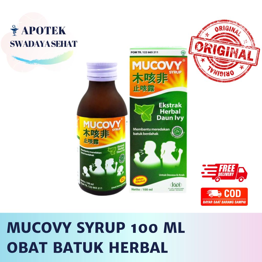 Jual MUCOVY SYRUP 100 ML - Obat Batuk Herbal Sirup Mucovi Mukovi ...