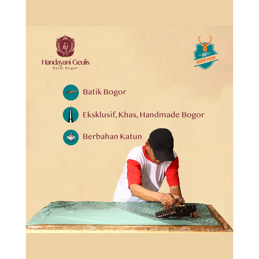 Jual Batik Bogor Motif Tilu Sauyunan - Bahan Dobbi Viscose I ...