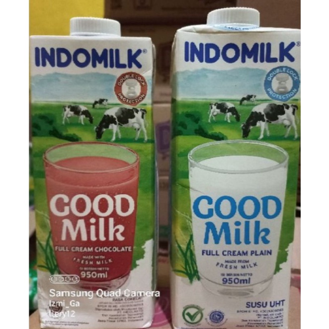 Jual susu UHT indomilk goodmilk 950ml | Shopee Indonesia