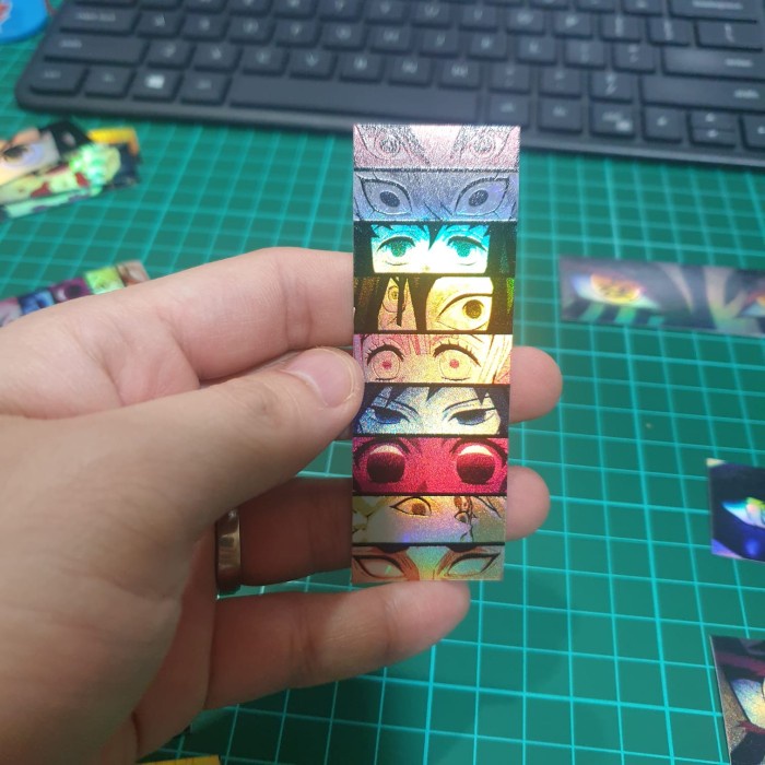 Jual Sticker Hologram Anime - PSH907 Slap - Demon Slayer - The Pillar ...
