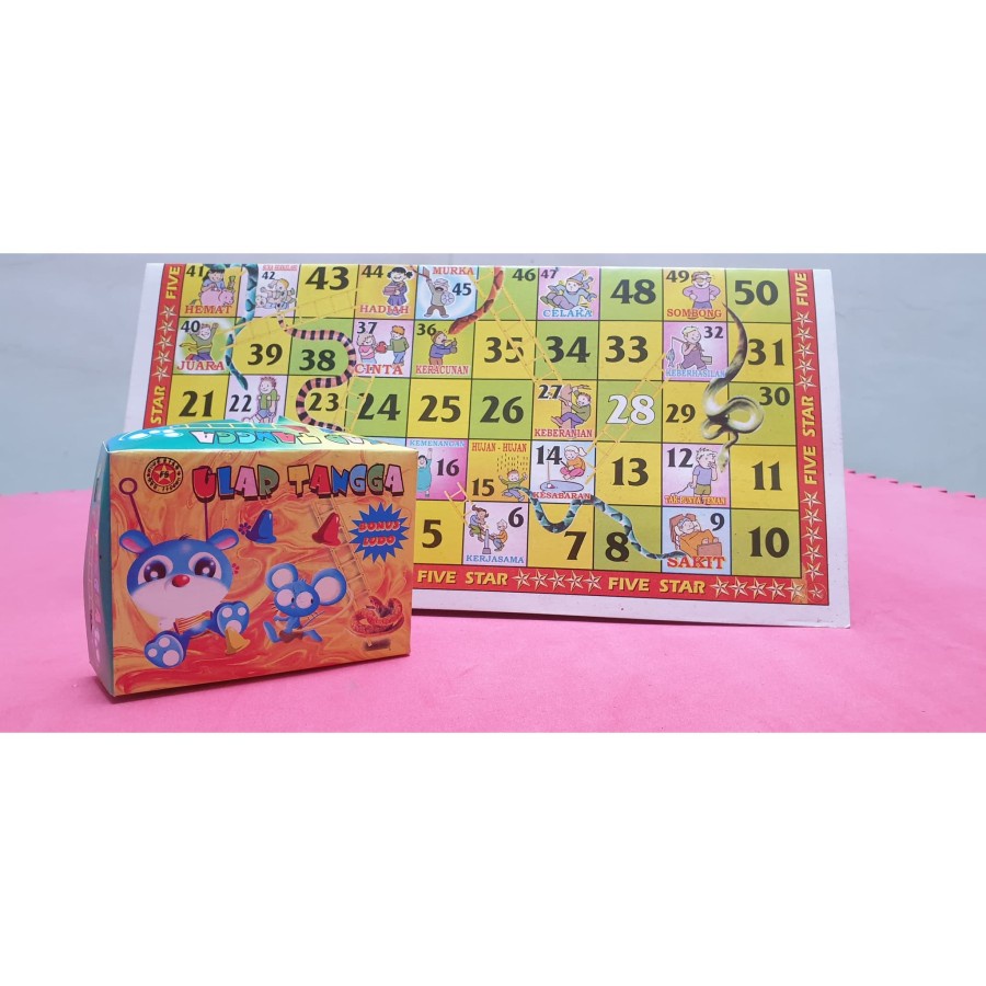 Jual Ular Tangga | Bonus Permainan Ludo | Board Game Ular Tangga | SNI ...