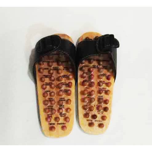 Jual Sandal pijat refleksi 44 KAYU mengaktifkan syaraf tubuh sehat YL ...