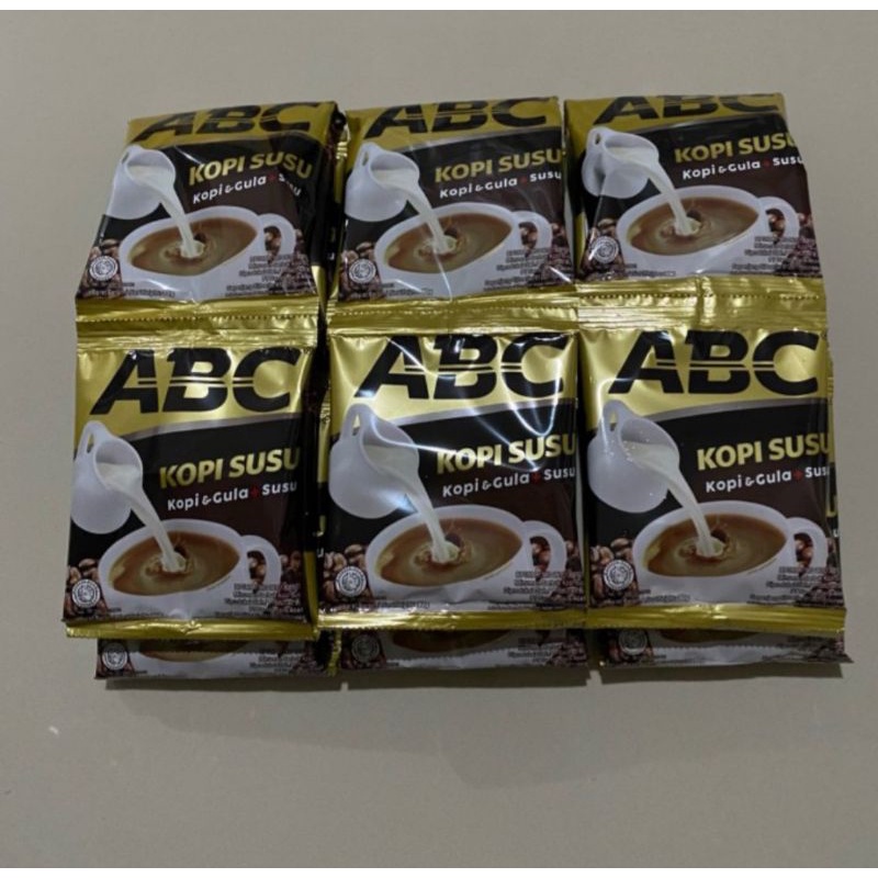 Jual kopi abc susu renceng isi 10 sachet | Shopee Indonesia