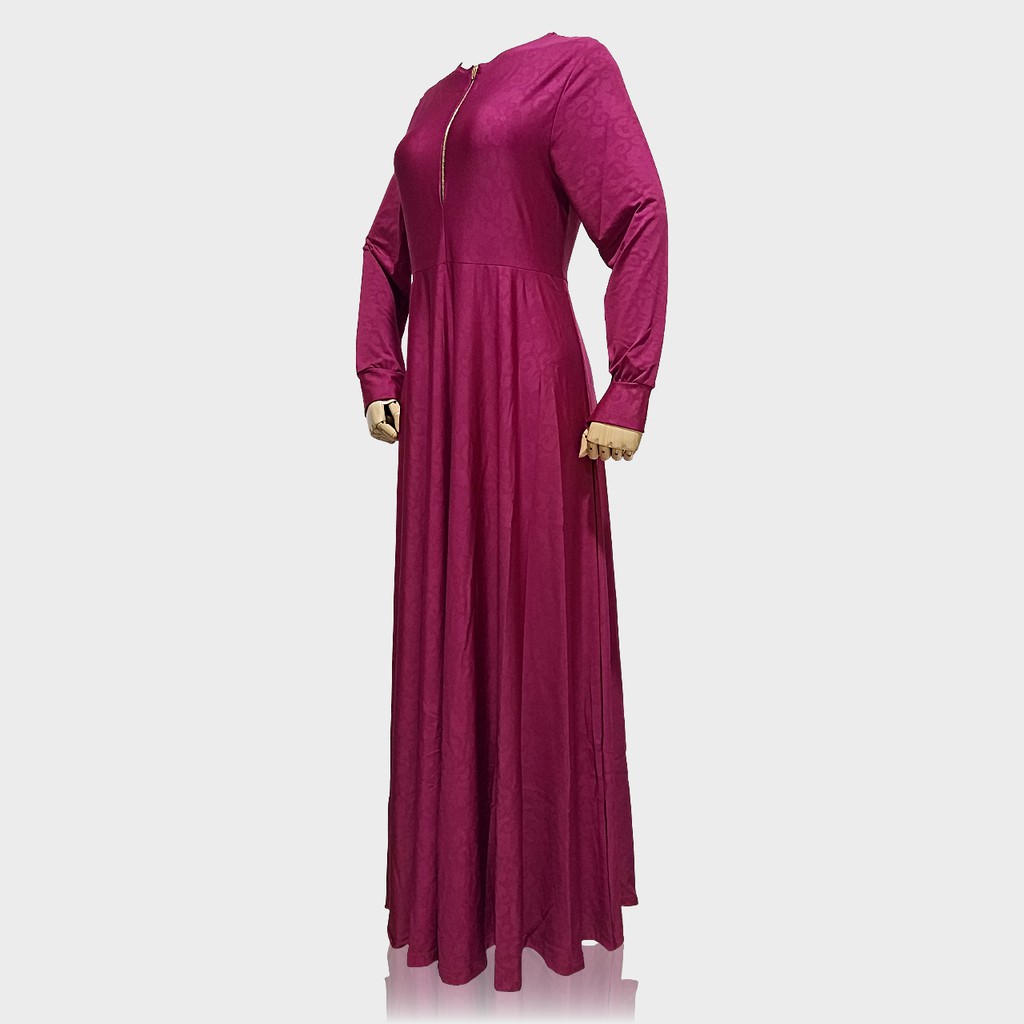Jual Gamis Jersey Emboss Baju Wanita Dewasa Long Dress Muslim Motif ...