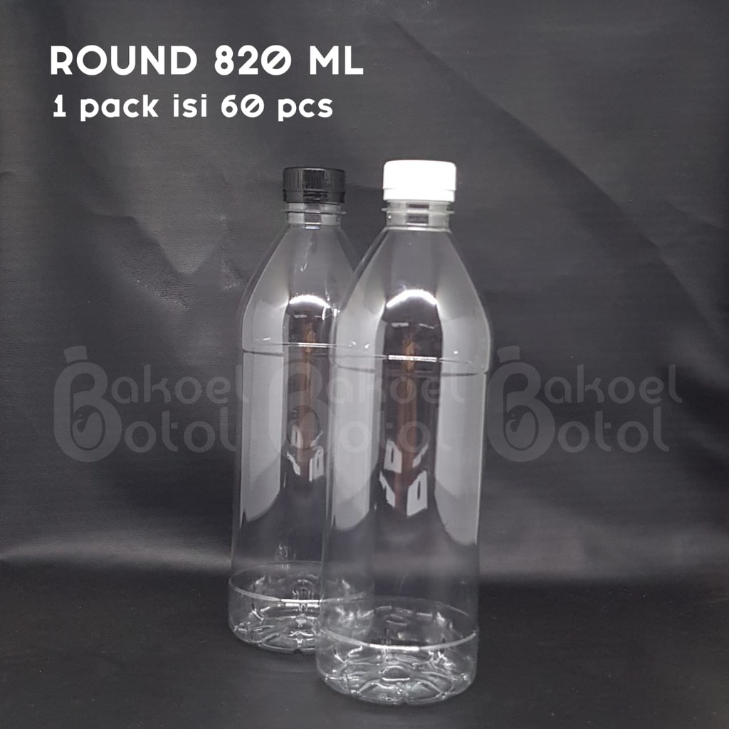 Jual BOTOL PLASTIK 820 ML/BOTOL ROUND 820 ML /BOTOL PLASTIK MURAH ...