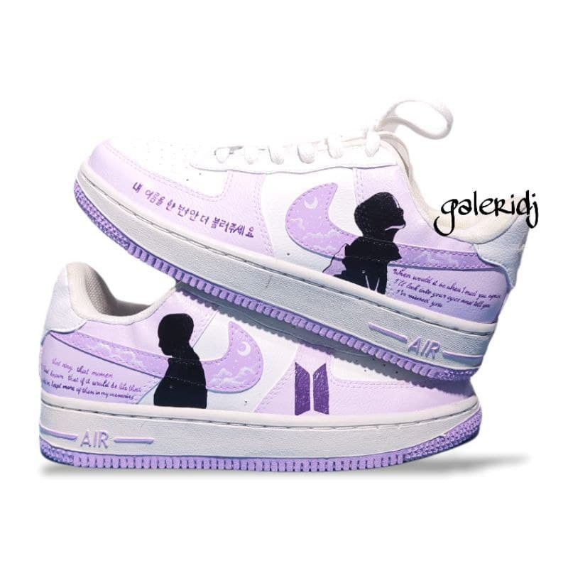 Jual Sepatu Sneakers BTS Jungkook Still With You Themed | Shopee Indonesia