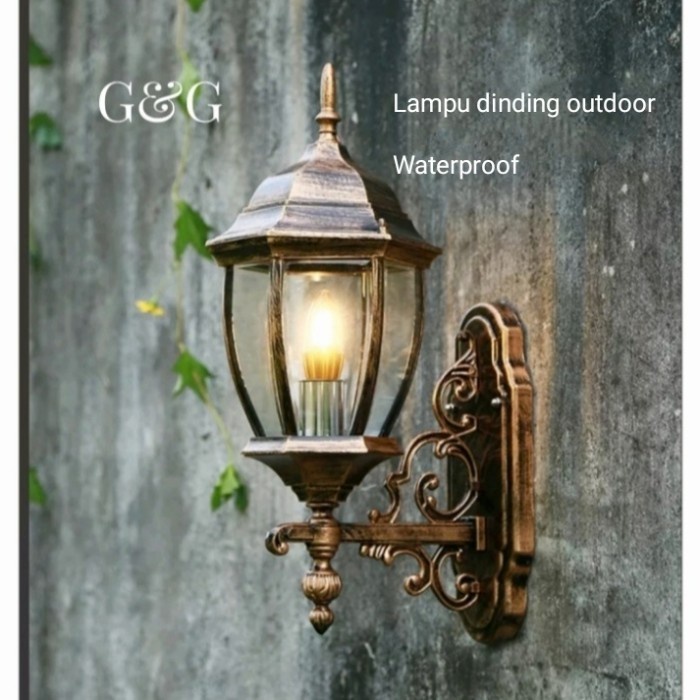 Jual Lampu Hias Tempel Dinding Outdoor Waterproof Minimalis Teras Rumah ...