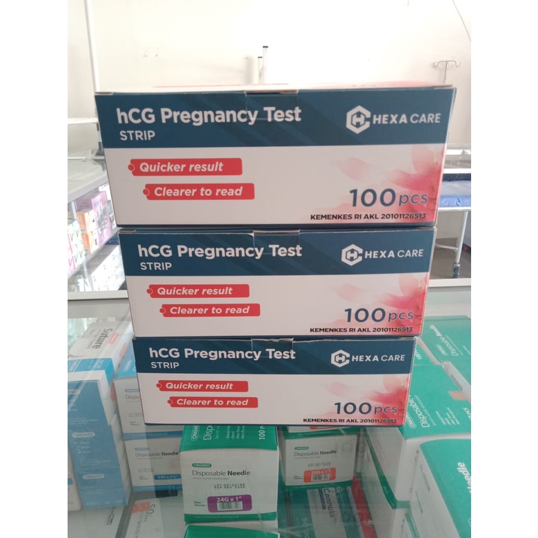 Jual Alat Tes Kehamilan Hexacare / hCG Pregnancy Test HEXA CARE ...