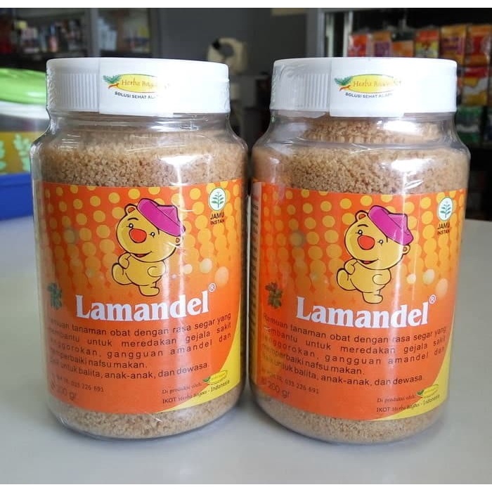 Jual Lamandel 200 gram ( Kemasan Botol / Toples ) - Obat Amandel ...