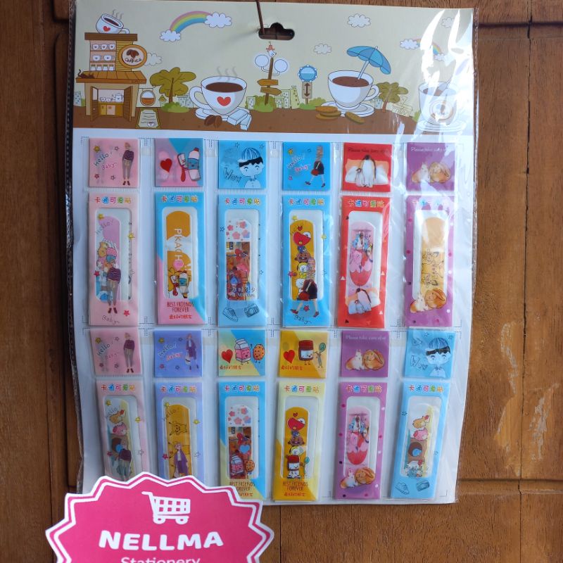 Jual (1 papan) plaster karakter Handsaplast Karakter BTS dan Kartun ...