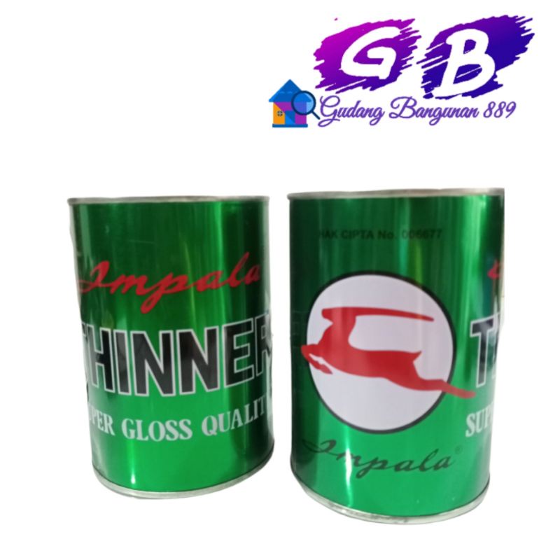 Jual THINNER IMPALA 1 LITER / PENGENCER CAT DUCO | Shopee Indonesia