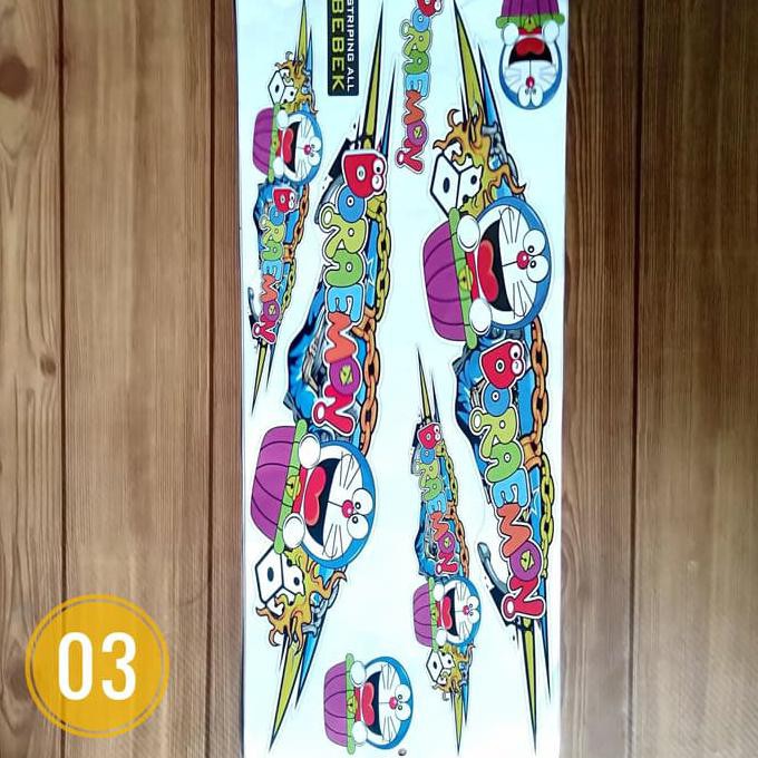 Jual Sticker Stiker Stripping Universal Semua Body Motor Kualitas Baik ...