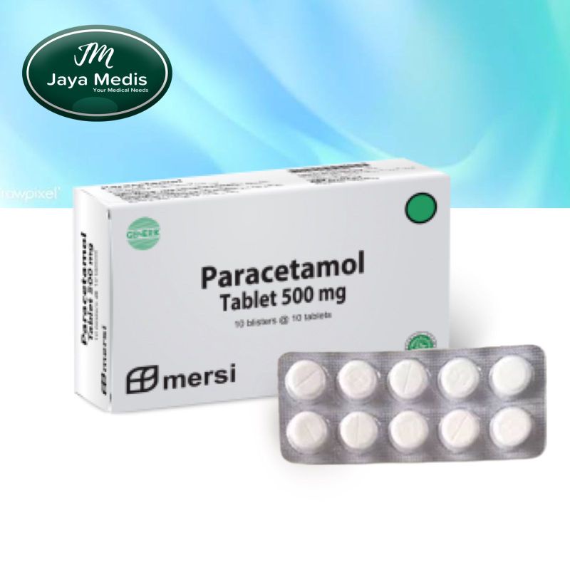 Jual Paracetamol Tablet 500 mg 1 Box 100 Tablet | Shopee Indonesia