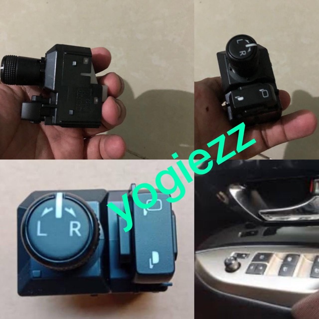 Jual tombol switch mirror toyota innova reborn fortuner vrz modul panel ...