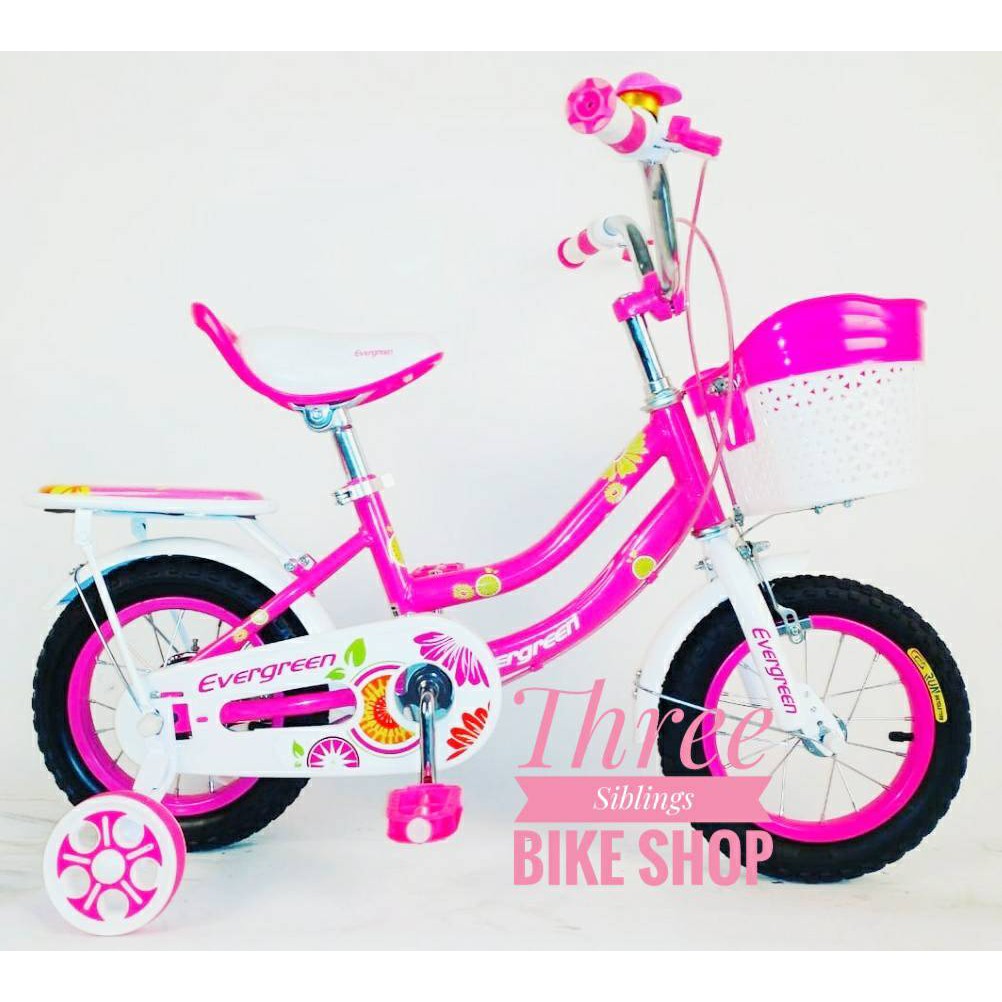 Jual SEPEDA ANAK MINI EVERGREEN DAISY 12 INCH WARNA PINK | Shopee Indonesia