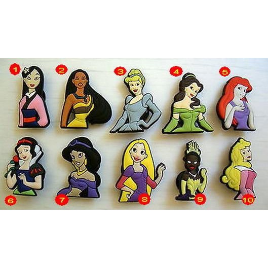 Jual 4 pcs pin hiasan aksesoris sandal crocs shoe charms disney ...