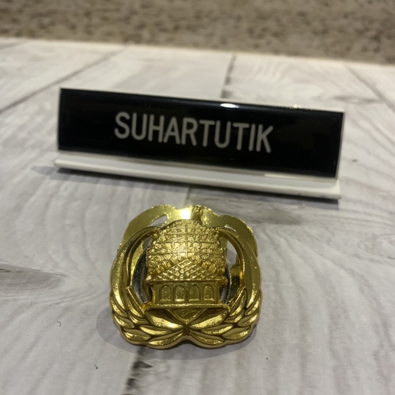 Jual NAME TAG PNS ATRIBUT PNS NAME TAG + KORPRI PAKET MURAH NAME TAG ...