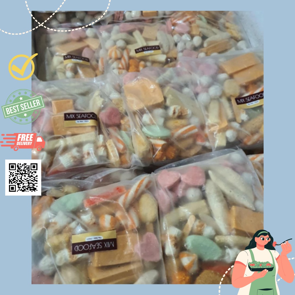 Jual SEAFOOD MIX / STEAMBOAT / SUKI / SHABU SHABU / TOMYAM PREMIUM FREE ...