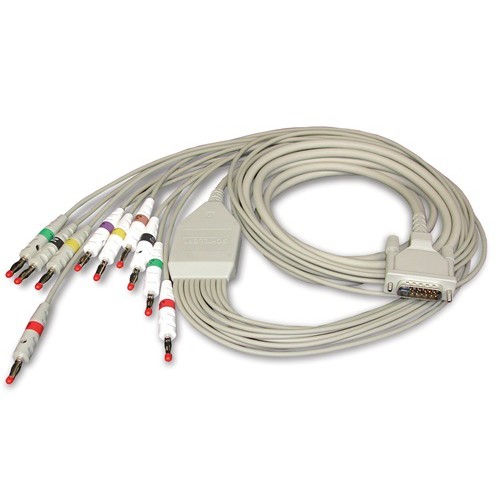 Jual Kabel EKG 10 Leads Compatible Standard Bionet Cardiocare | Shopee ...