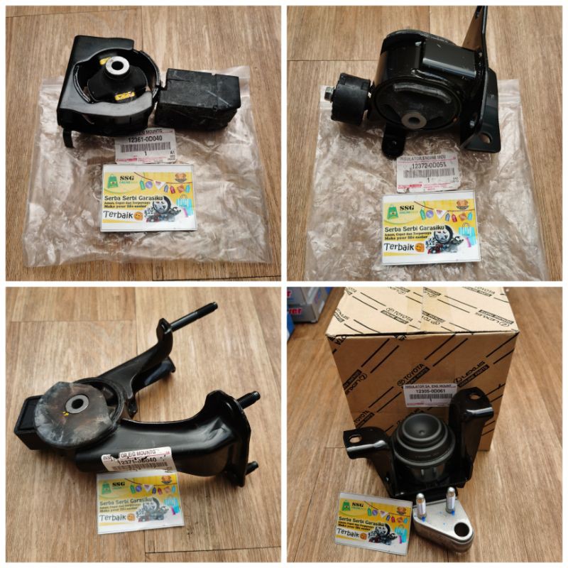 Jual Engine mounting set kanan kiri depan belakang Toyota Altis lama ...