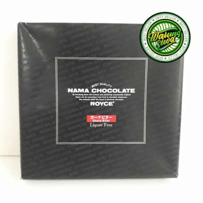 Jual royce nama chocolate ghana bitter - cokelat nama ghana bitter 125 ...