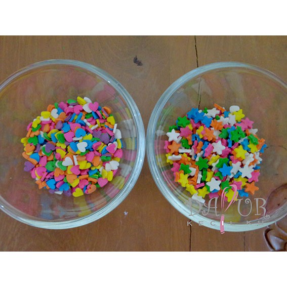 Jual sprinkle / spikel / springkel / convety / trimit 18 gram bintang ...